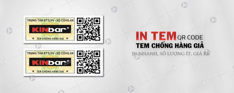 In tem QR Code, barcode, mã vạch, in giá rẻ lấy ngay