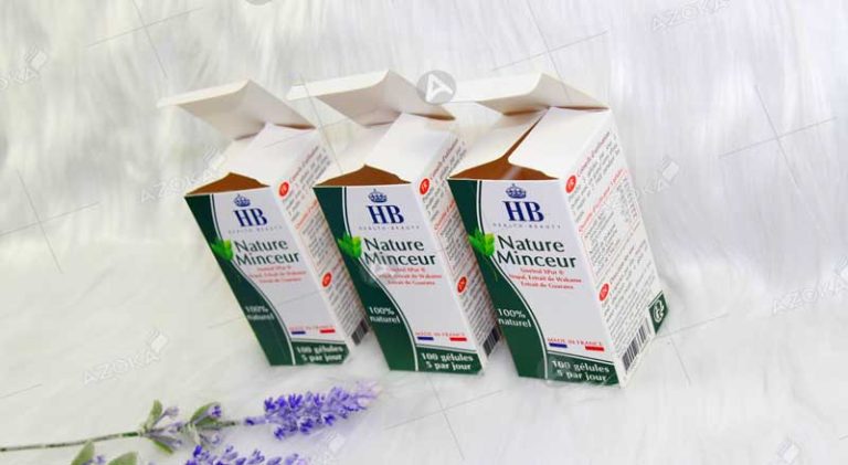 Mẫu hộp giấy đựng dược phẩm giảm cân của Heath Beauty