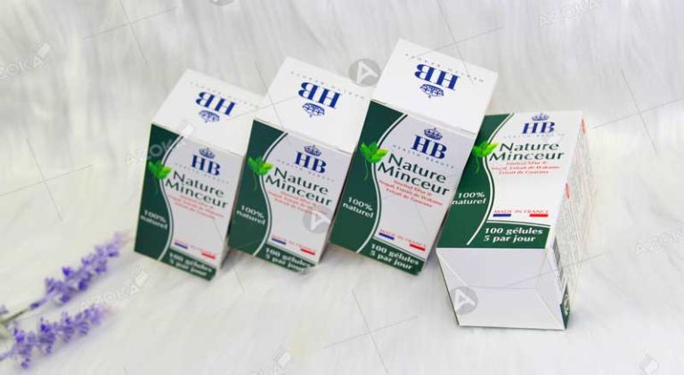 Mẫu hộp giấy đựng dược phẩm giảm cân của Heath Beauty