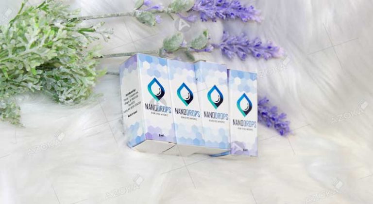Mẫu hộp giấy đựng thuốc nhỏ mắt của Nanodrops