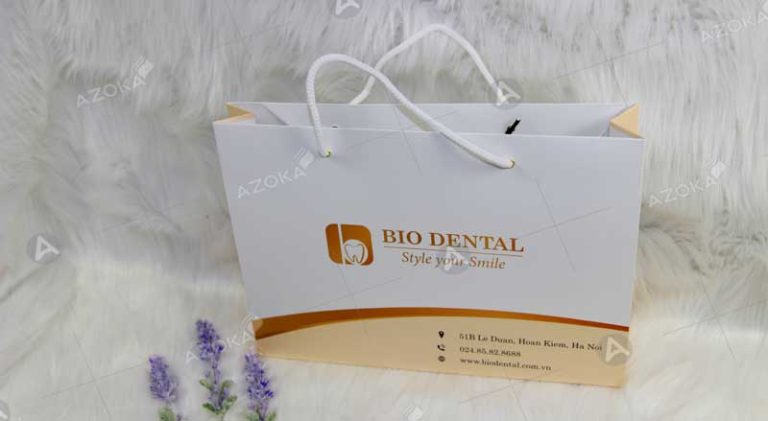Mẫu túi giấy độc đáo của Bio Dental