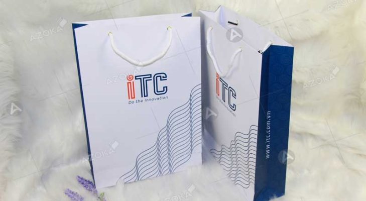 Mẫu túi giấy đựng quà tặng đối tác của ITC
