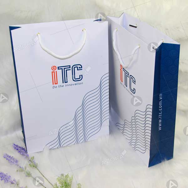 Mẫu túi giấy đựng quà tặng đối tác của ITC