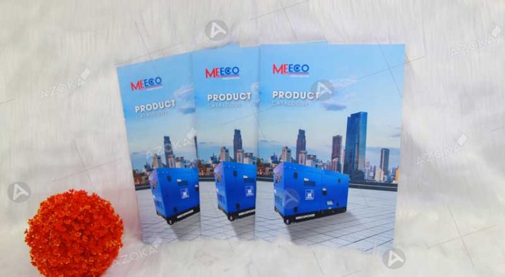 Mẫu catalogue giới thiệu sản phẩm máy phát điện MEECO