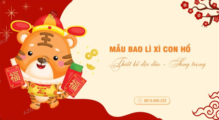 Tổng hợp 99+ mẫu bao lì xì hình con hổ đẹp ấn tượng 2025