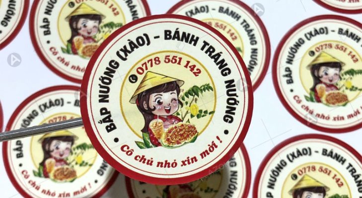 Kích thước sticker chuẩn được sử dụng phổ biến nhất 2025
