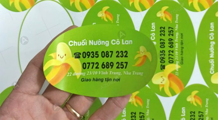 Kích thước sticker chuẩn được sử dụng phổ biến nhất 2025