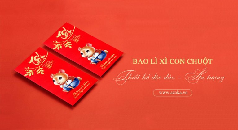 Top 39+ mẫu bao lì xì con chuột đẹp và sang trọng nhất 2025