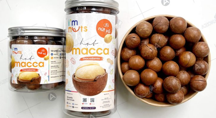 In tem nhãn hạt macca (mắc ca) theo yêu cầu tại Hà Nội