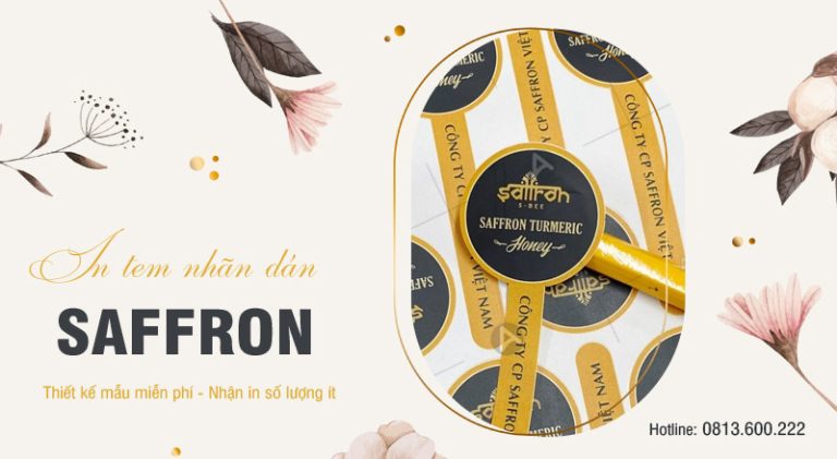 In tem nhãn dán saffron giá rẻ tại Hà Nội, 33+ mẫu mã đẹp