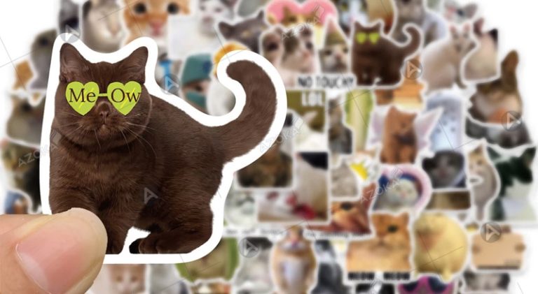 Top 22+ mẫu sticker mèo cute, dễ thương không thể bỏ lỡ