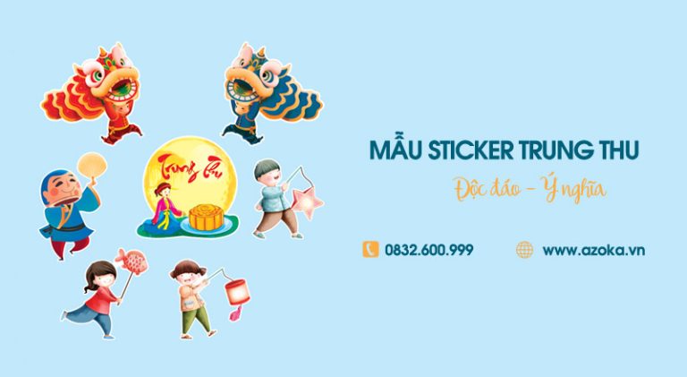 Top 19+ mẫu sticker trung thu độc đáo không thể bỏ qua