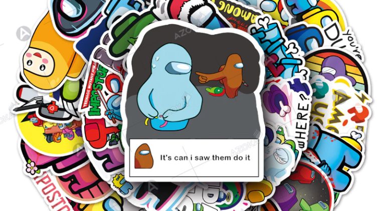 Top 20+ mẫu sticker Among Us siêu cute không thể bỏ lỡ