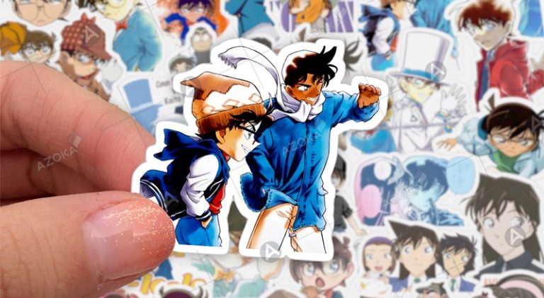 Top 20 mẫu sticker Conan đẹp mê mẩn, cute dành cho Fan