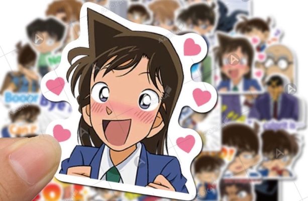 Top 20 mẫu sticker Conan đẹp mê mẩn, cute dành cho Fan