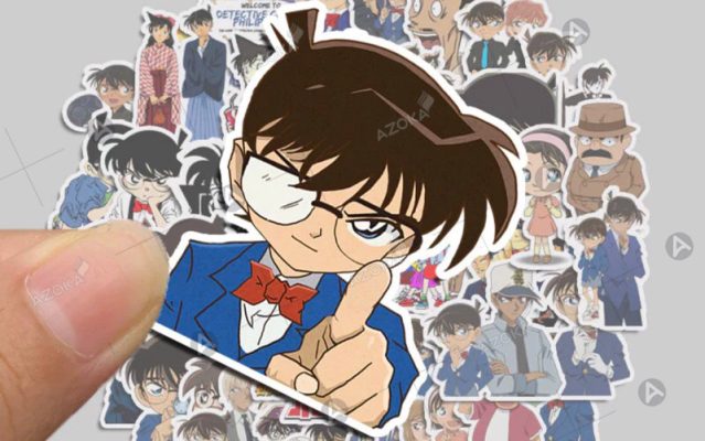 Top 20 mẫu sticker Conan đẹp mê mẩn, cute dành cho Fan
