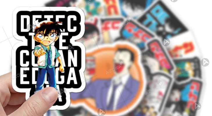 Top 20 mẫu sticker Conan đẹp mê mẩn, cute dành cho Fan