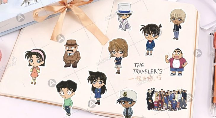 Top 20 mẫu sticker Conan đẹp mê mẩn, cute dành cho Fan