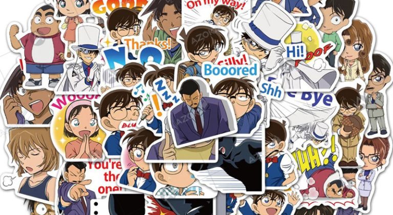 Top 20 mẫu sticker Conan đẹp mê mẩn, cute dành cho Fan