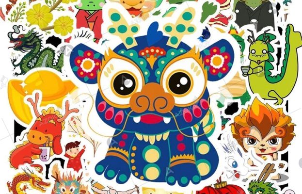 Khám phá bộ sưu tập mẫu sticker hình rồng độc lạ cực hot