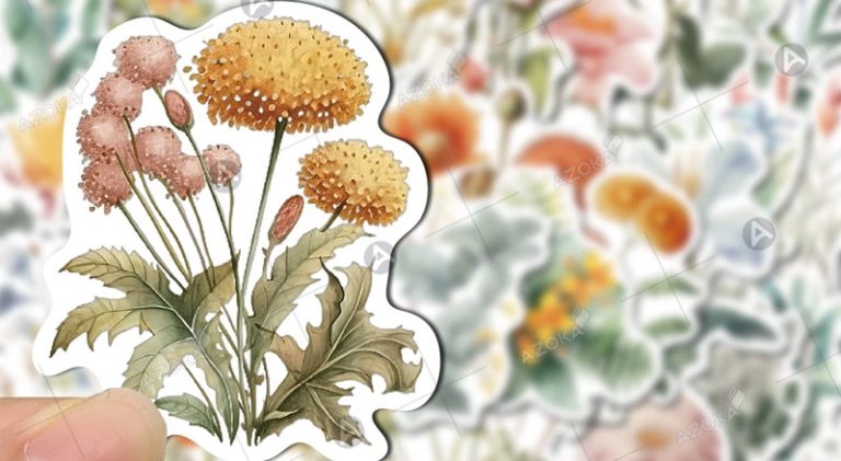 Top 34+ mẫu sticker hoa đẹp, sáng tạo tinh tế cho trang trí