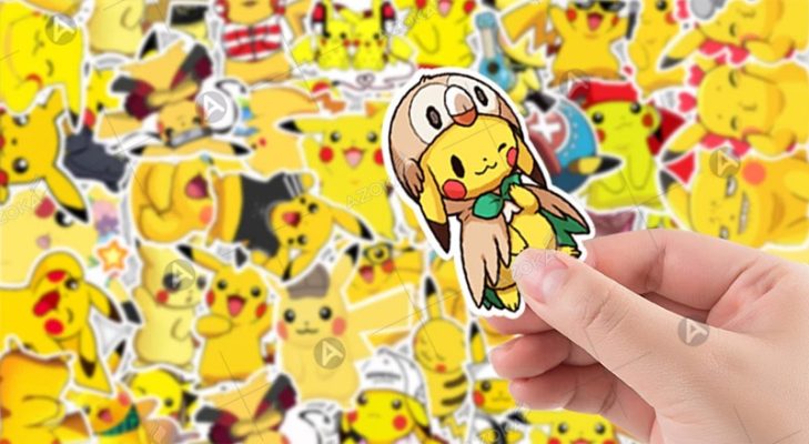 Chiêm ngưỡng bộ sưu tập 26+ mẫu sticker Pikachu hot 2026