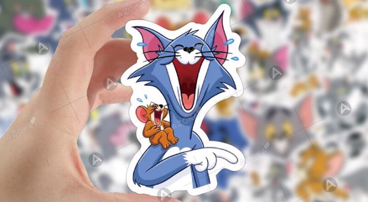 Khám phá bộ sưu tập mẫu sticker Tom and Jerry hài hước