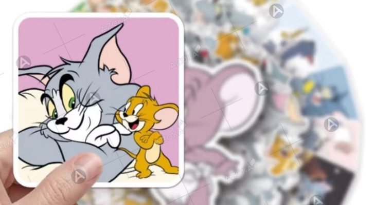 Khám phá bộ sưu tập mẫu sticker Tom and Jerry hài hước