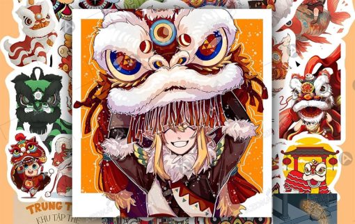 Top 19+ mẫu sticker trung thu độc đáo không thể bỏ qua